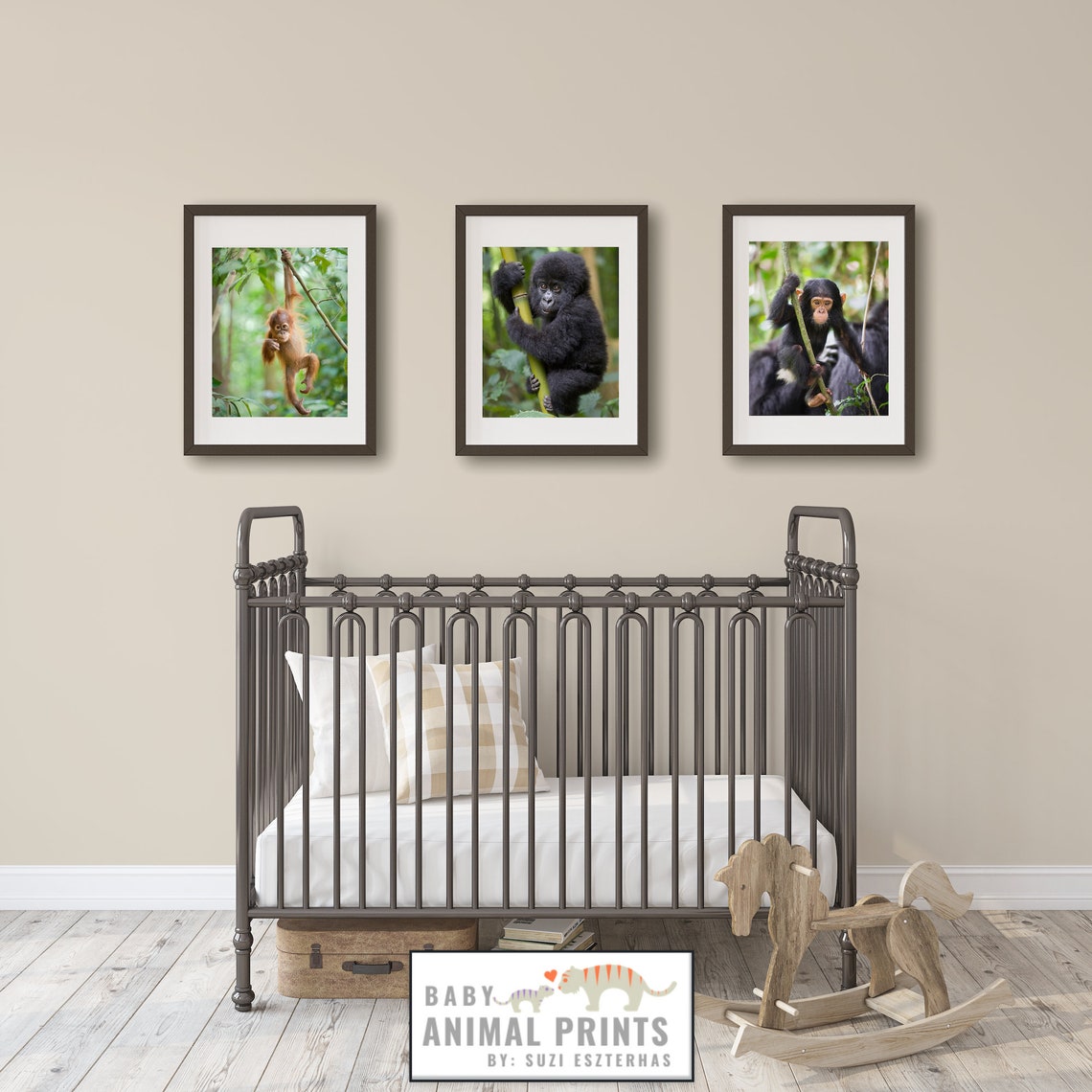 Jungle Animals Nursery Decor / Safari Nursery Prints / Nursery | Etsy