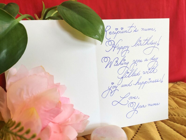 Custom Handwritten Greeting Card Writing Services - Etsy