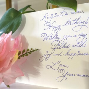 Custom Handwritten Greeting Card Writing Services - Etsy