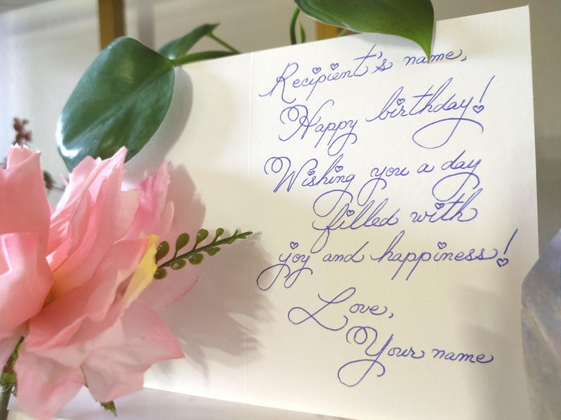 Custom Handwritten Greeting Card Writing Services - Etsy
