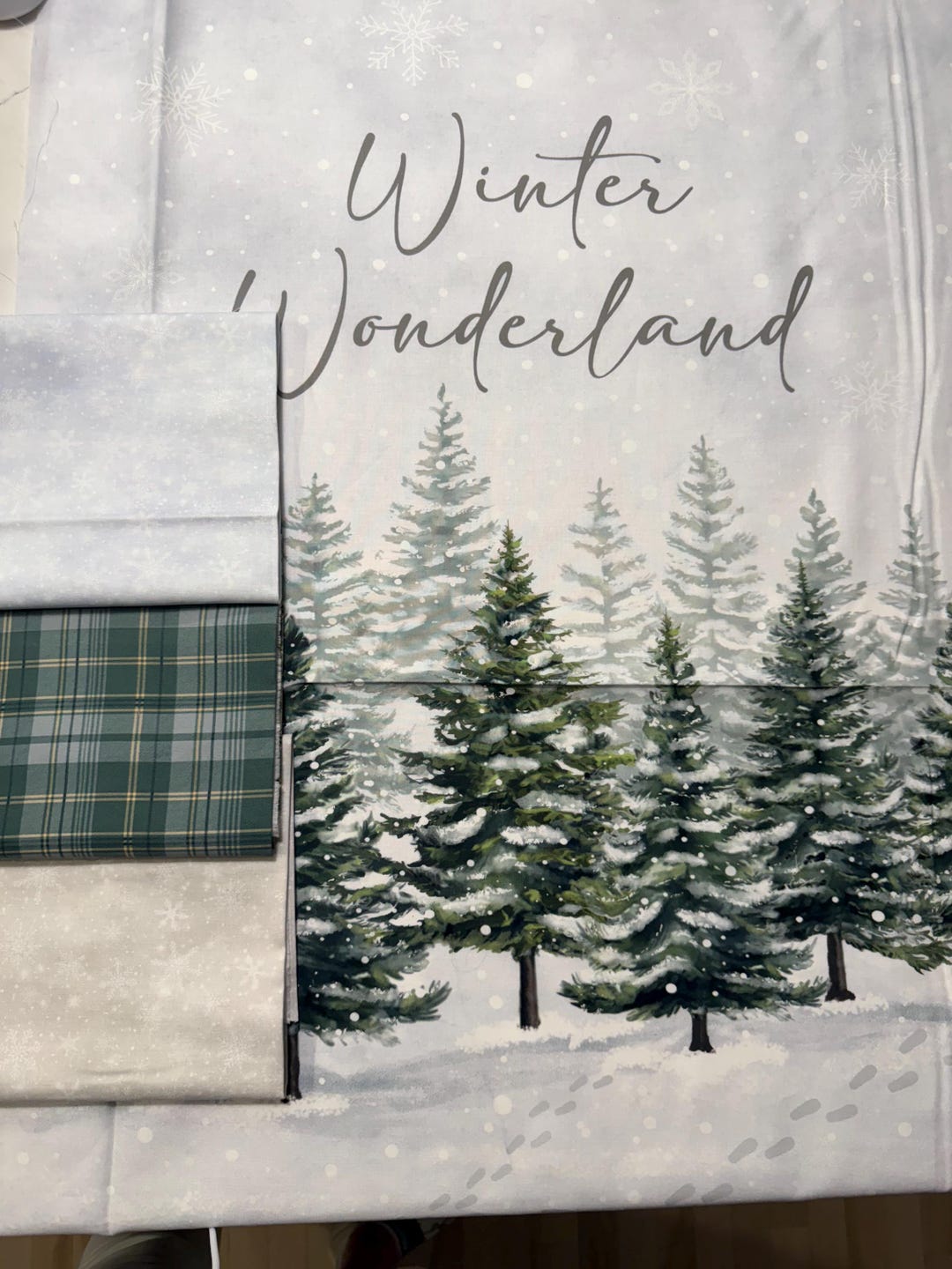 Winter Wonderland Panel, Winter Panel and 3 Fat Quarters, Timeless ...