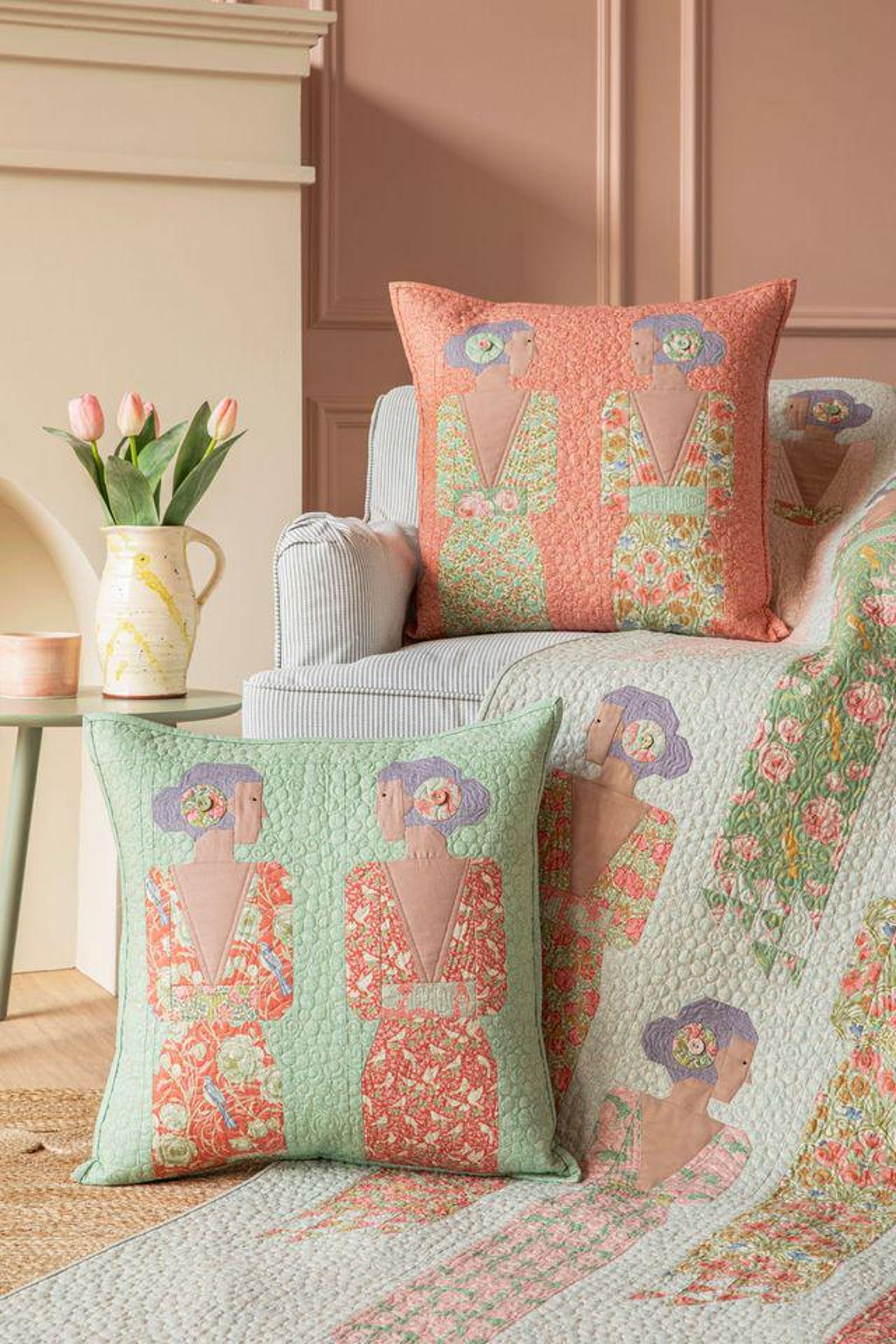 Tilda Songbird Soiree Pillow Kit Mist - Etsy