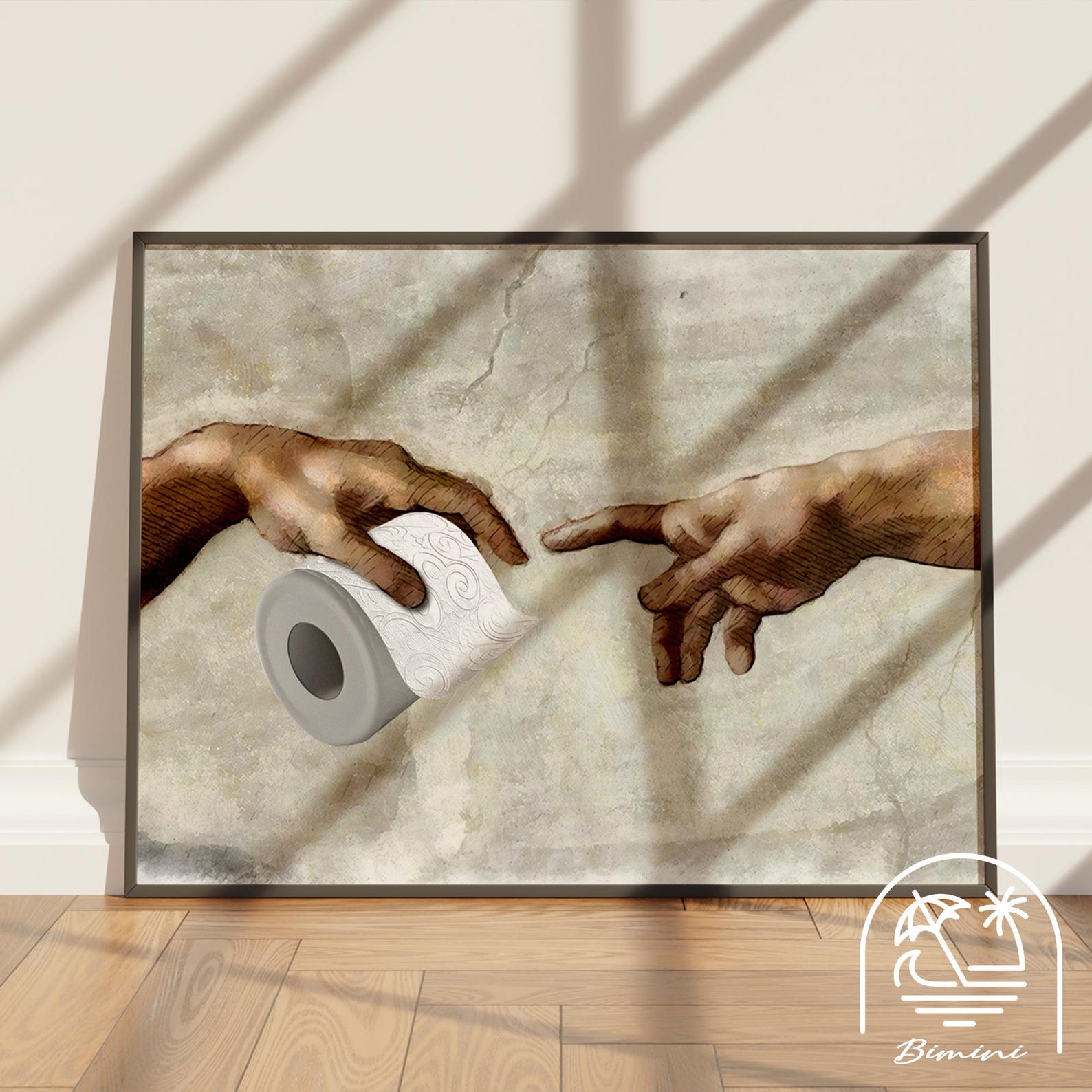 Vintage Bathroom Print, Funny Toilet Paper Print, Restroom Wall Art ...