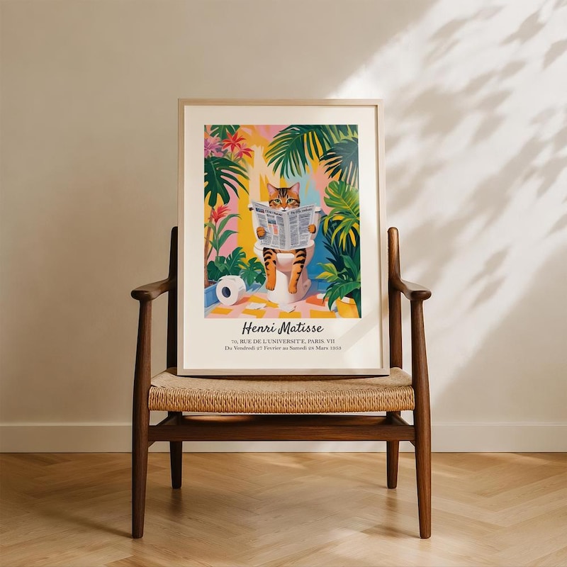 Henri Matisse Cats Toilet - Etsy