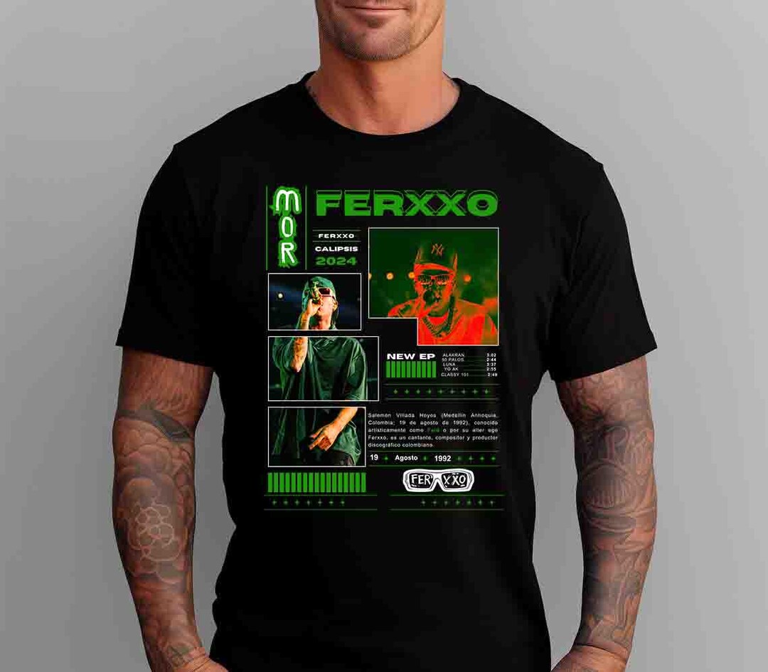 Feid Ferxxo Tshirt, Vintage Reggaeton Tee, Retro Latin Music Shirt ...