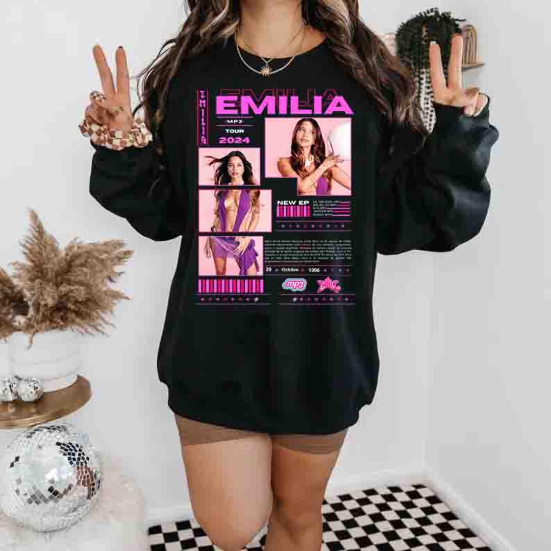 Emilia Mernes Tshirt, Vintage Latin Pop Tee, Retro Music Graphic Shirt ...