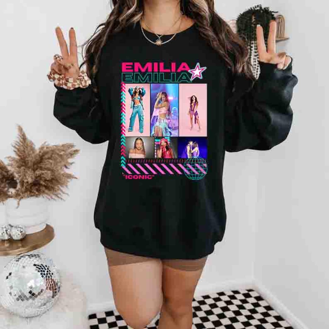 Emilia Mernes T-shirt, Latin Pop Merch, Vintage Music Tee, Retro ...