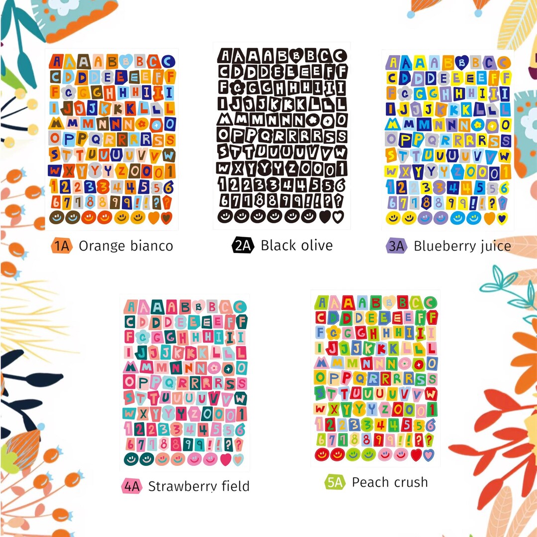 Vintage Ransom Alphabet Stickers – A-Z & Number Sticker Set, Magazine ...