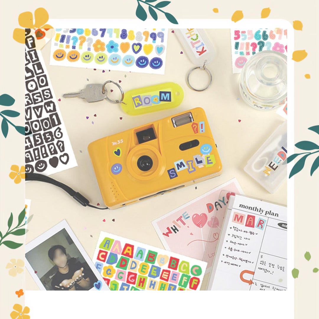 A-Z & 1-9 Ransom Letter Stickers – Magazine Alphabet Stickers for ...