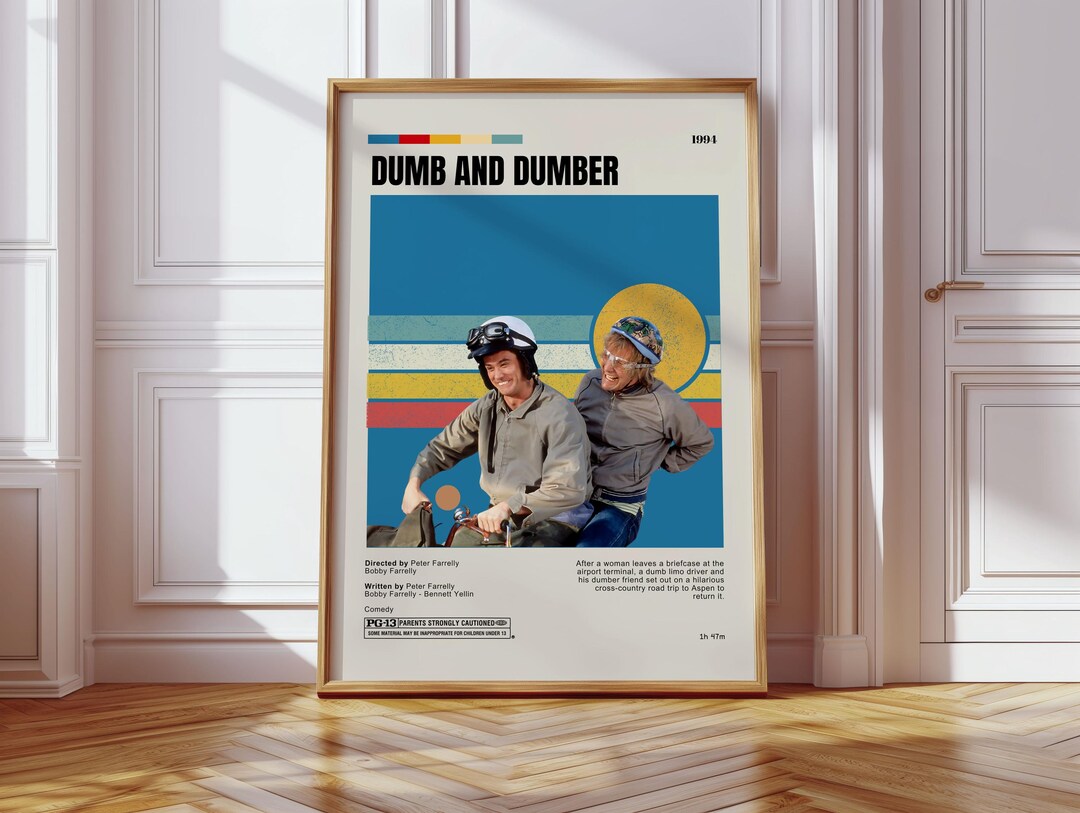 Dumb and Dumber Movie Poster, Dumb and Dumber Poster, Film Poster ...