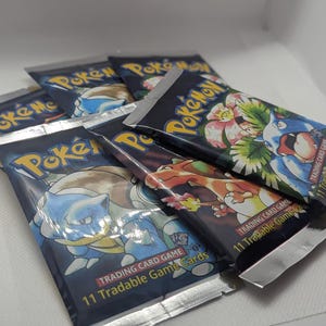Rare Custom Pokémon Booster Packs or Bundle– 1st Edition Style Display ...