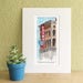 Cincinnati Color Company Watercolor Print, Cincinnati, Ohio, Over the ...