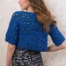 Crochet Mesh Beach Cardigan Bolero - Hand Knitted Comfortable Shoulder ...