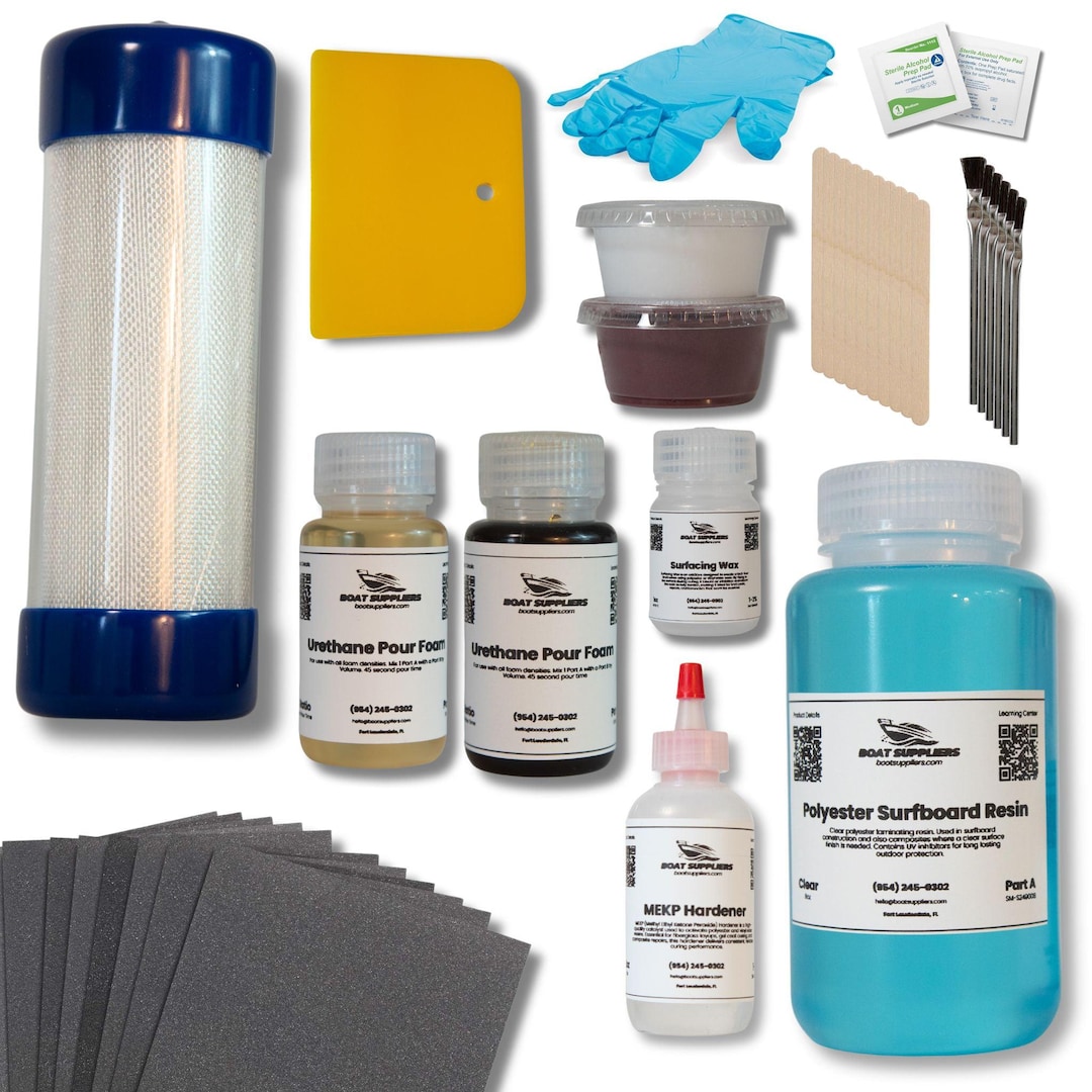 PU Surfboard Repair Kit - Etsy