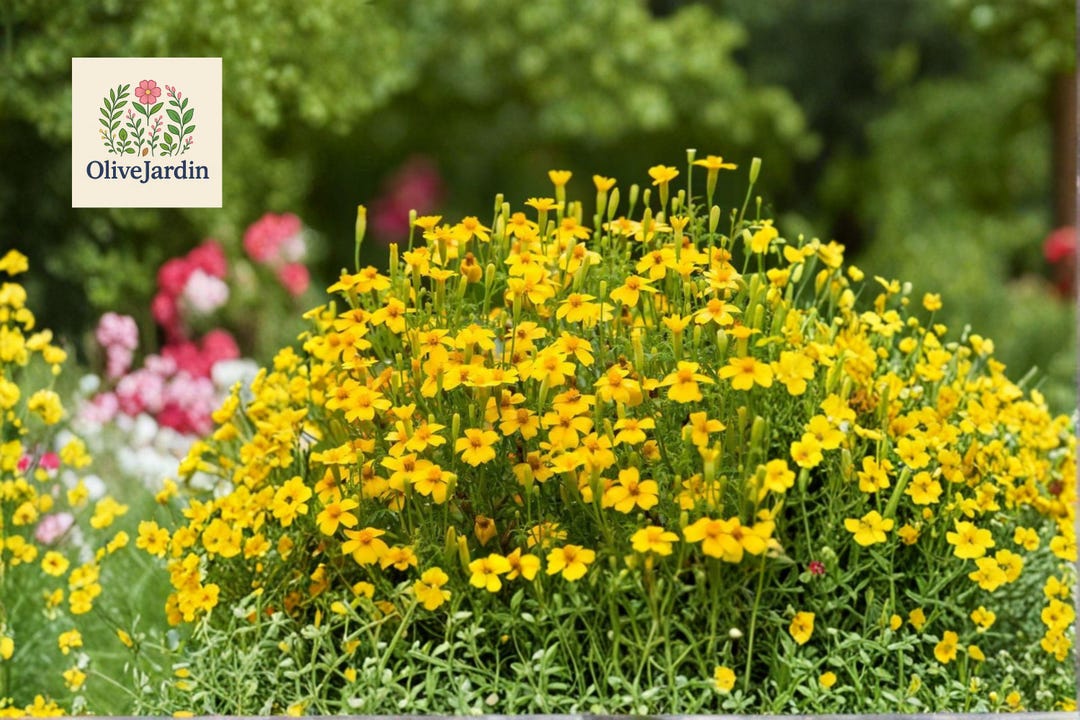 200 Signet Marigold Starfire Mix Seeds - Beneficial Garden Flower - Non ...