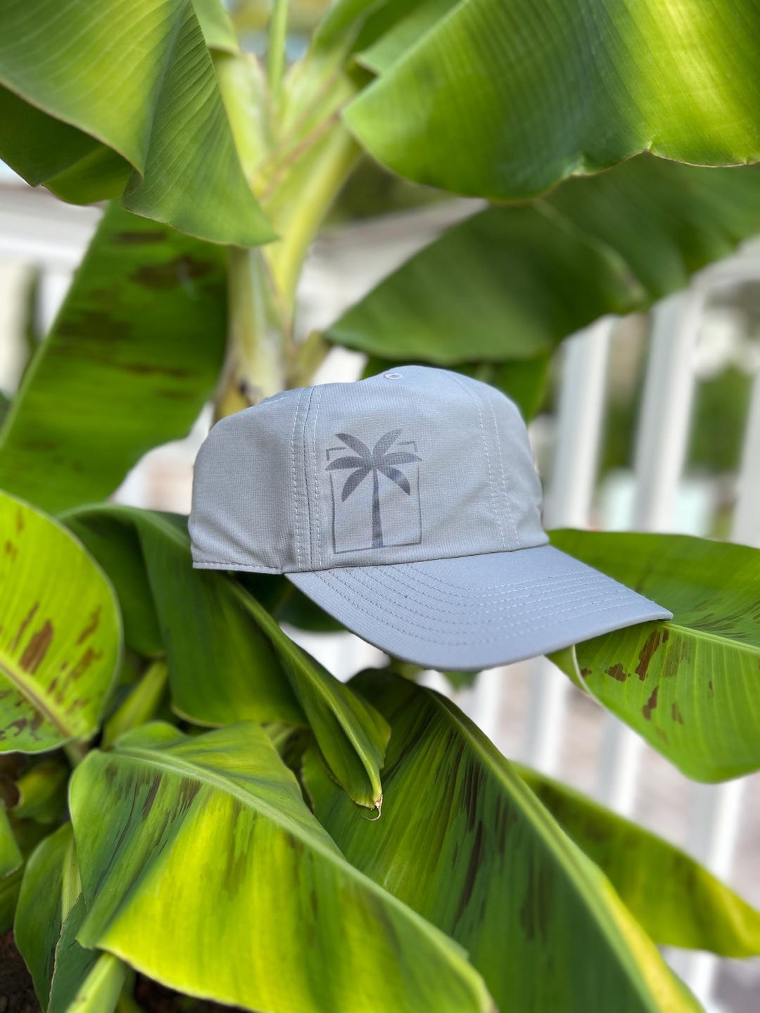 Gray Palm Tree Hat – Summer Vibes Baseball Cap - Beach Vacation Hat - Etsy