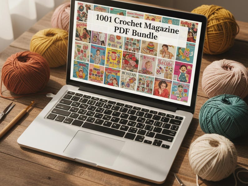 Over 1000 Crochet Magazines -instant Digital Crochet Library-crochet ...