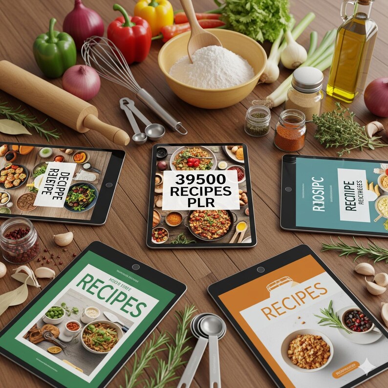 Plr Cookbook , Plr Ebook Cookbooks , Printable Recipes Canva ...