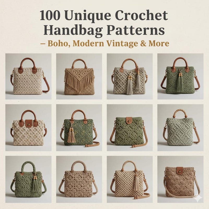 Luxury Bags Pattern - Etsy