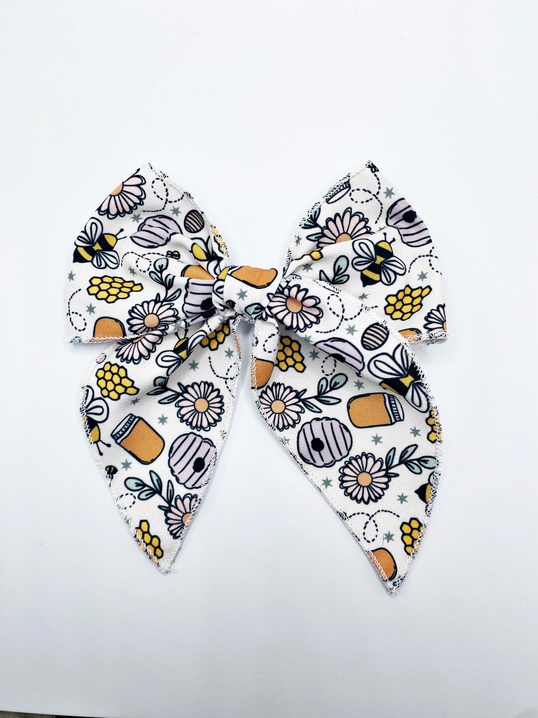 Honey Bee Fable Bow | Mahoney Bee Bow | Bee Hive Fable Bow - Etsy