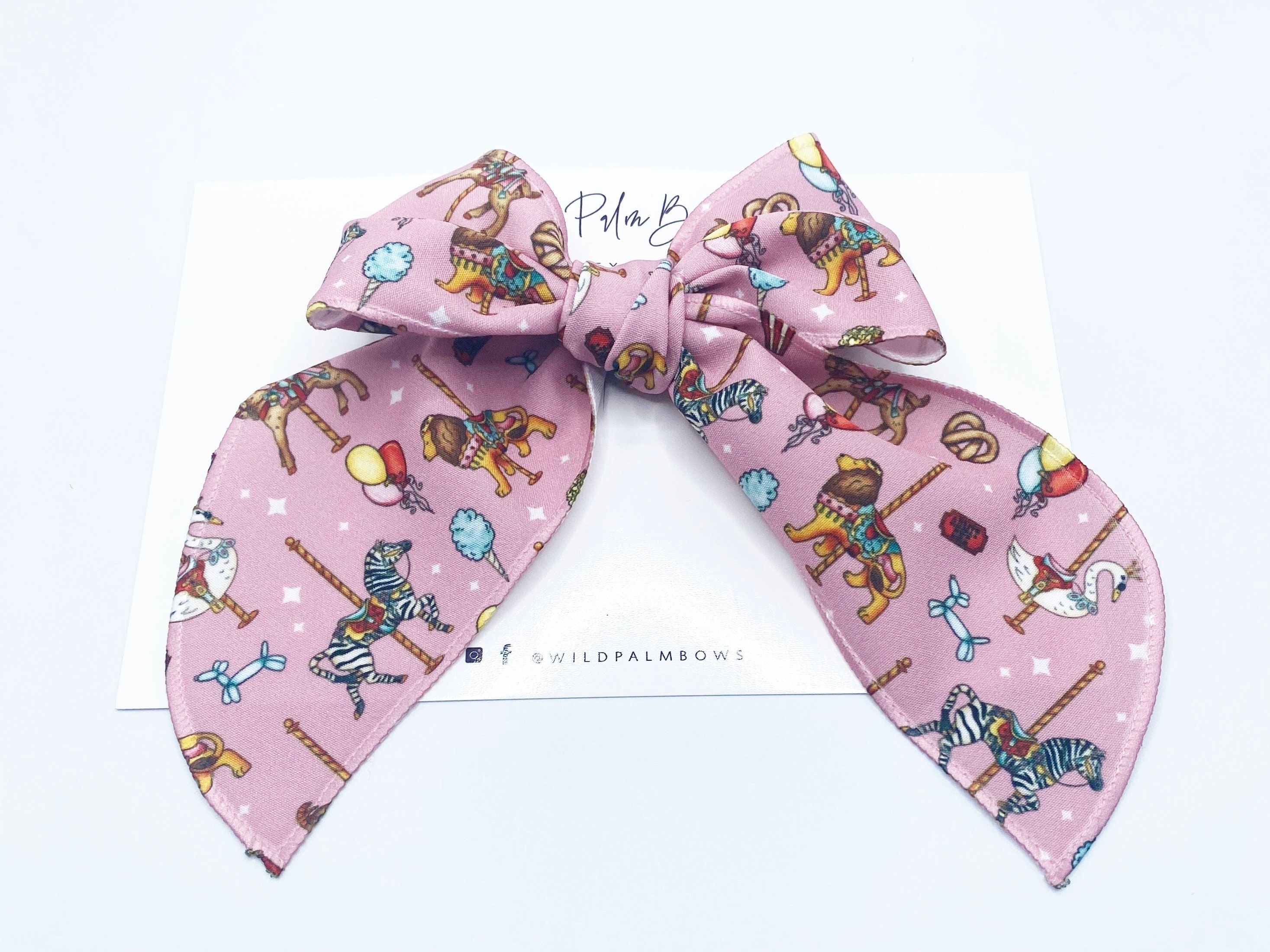 Carnival Fable Bow Carnival Bow Carnival Bow on Clip - Etsy