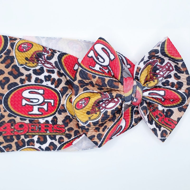 49ers Hair Bow - Etsy