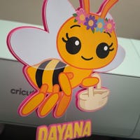Bee, Cutouts, Cut Out, Party Props, Party Centerpieces, Abejita Plim ...