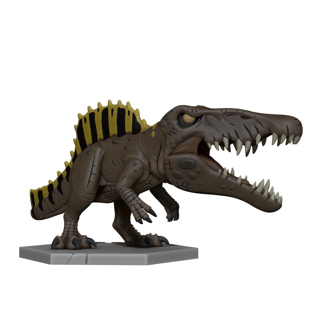Chibi Spinosaurus Painted - Etsy
