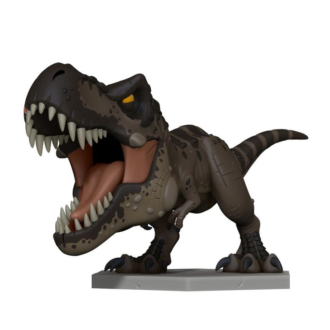 Chibi T-rex, 3d Printed Figure Painted - Etsy