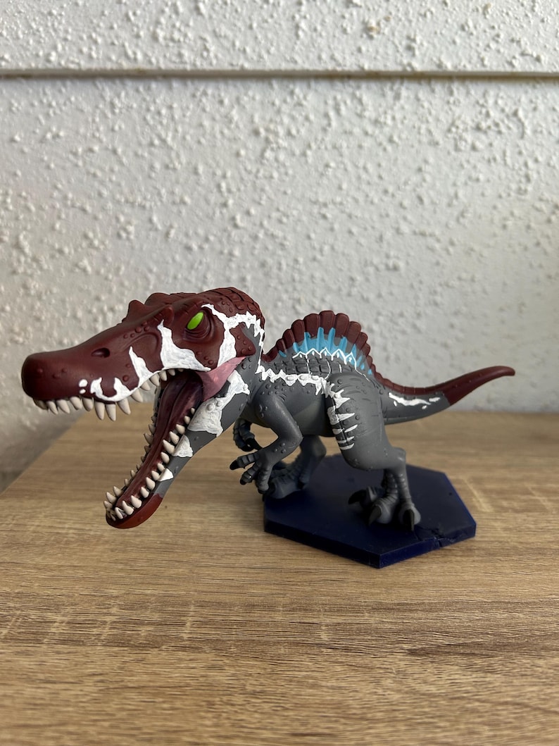 Chibi Spinosaurus, 3d Printed Figure Painted - Etsy