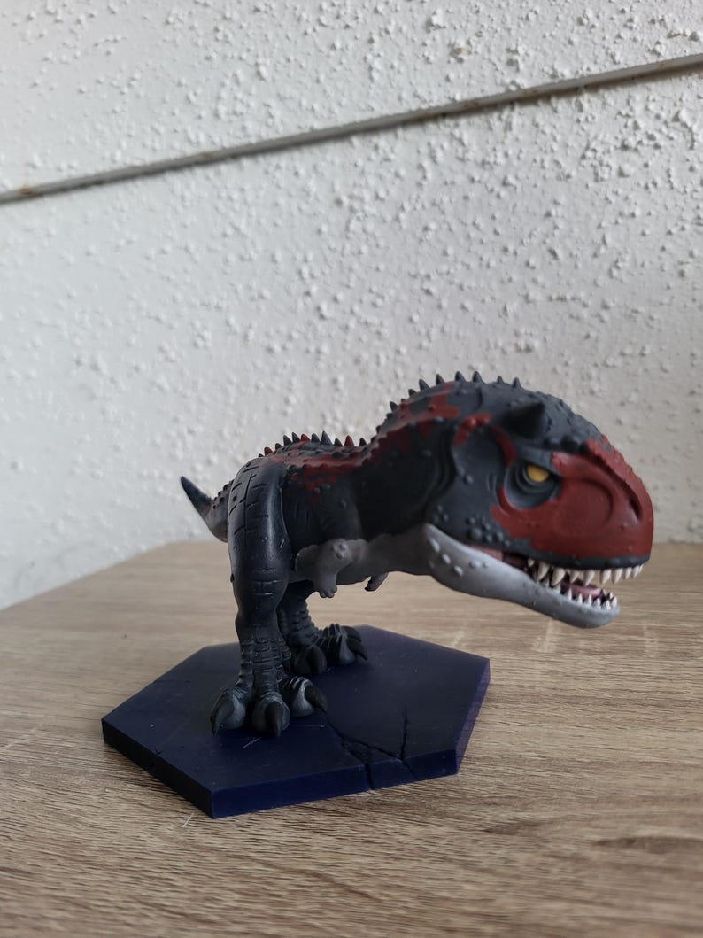 Chibi Carnotaurus Demon, 3d Printed Figure Painted - Etsy