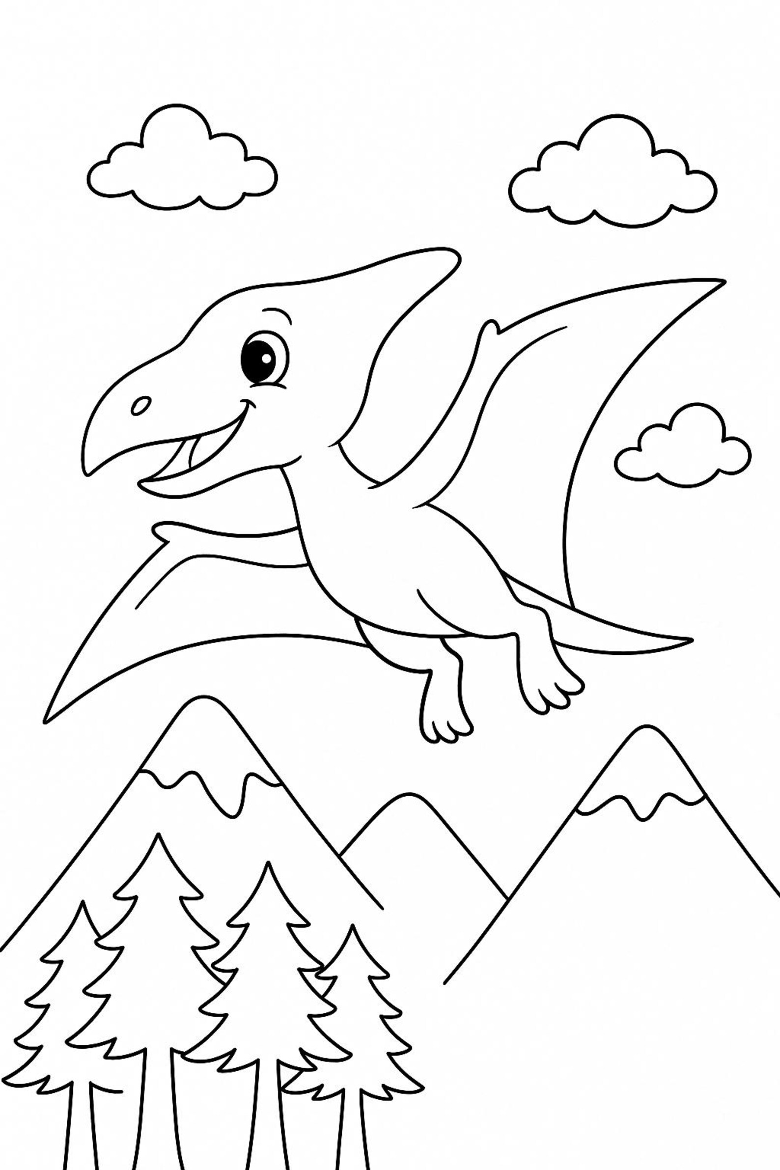 Dinosaur Coloring Pages for Kids: 10 Fun Designs (A4 PDF) - Etsy