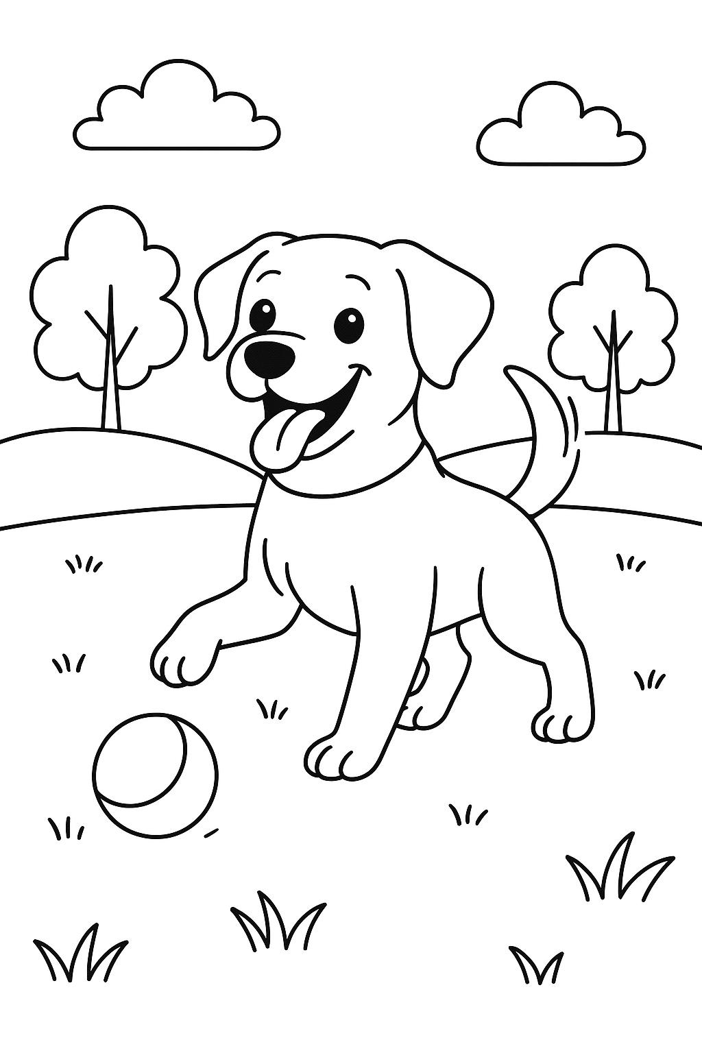 Adorable Dog Coloring Pages | 10 Printable Puppy Sheets for Kids ...