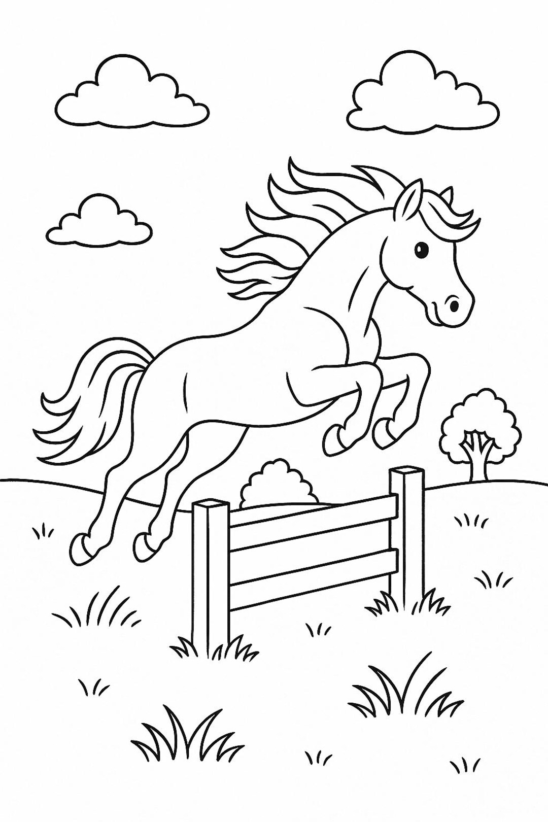 40-page Animal Coloring Pages Bundle | Cats, Dogs, Horses and Under the ...