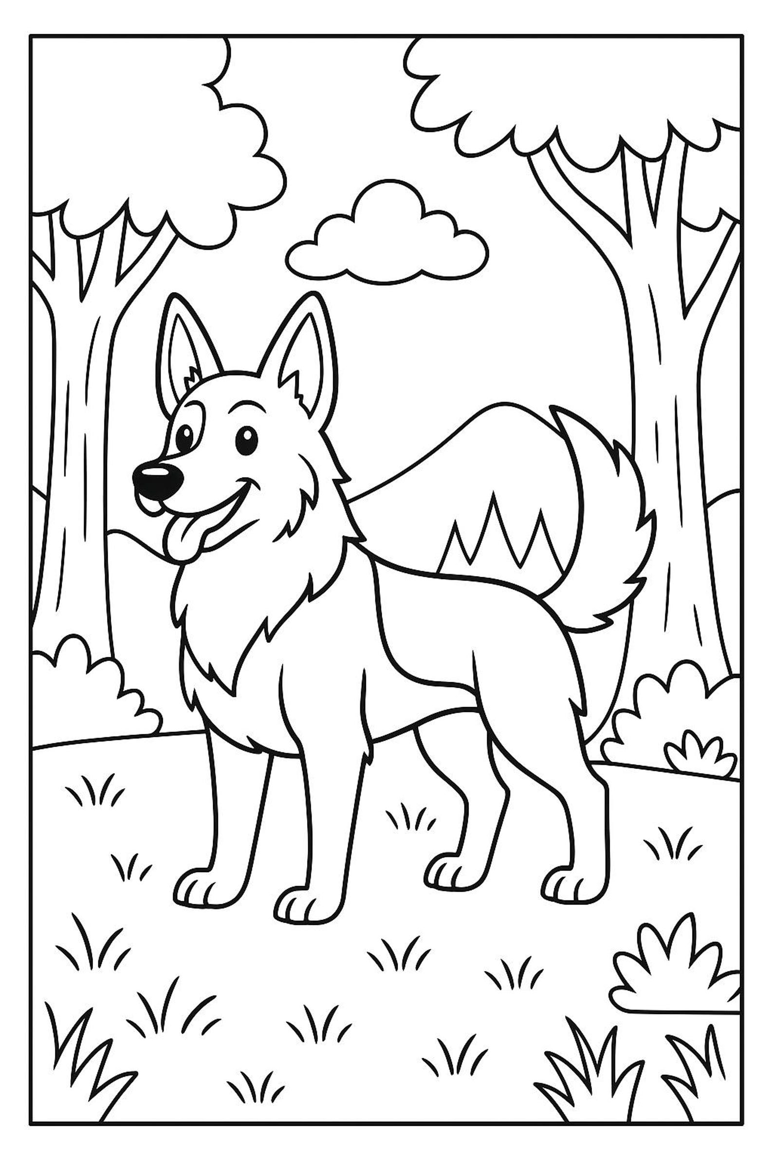 Adorable Dog Coloring Pages | 10 Printable Puppy Sheets for Kids ...