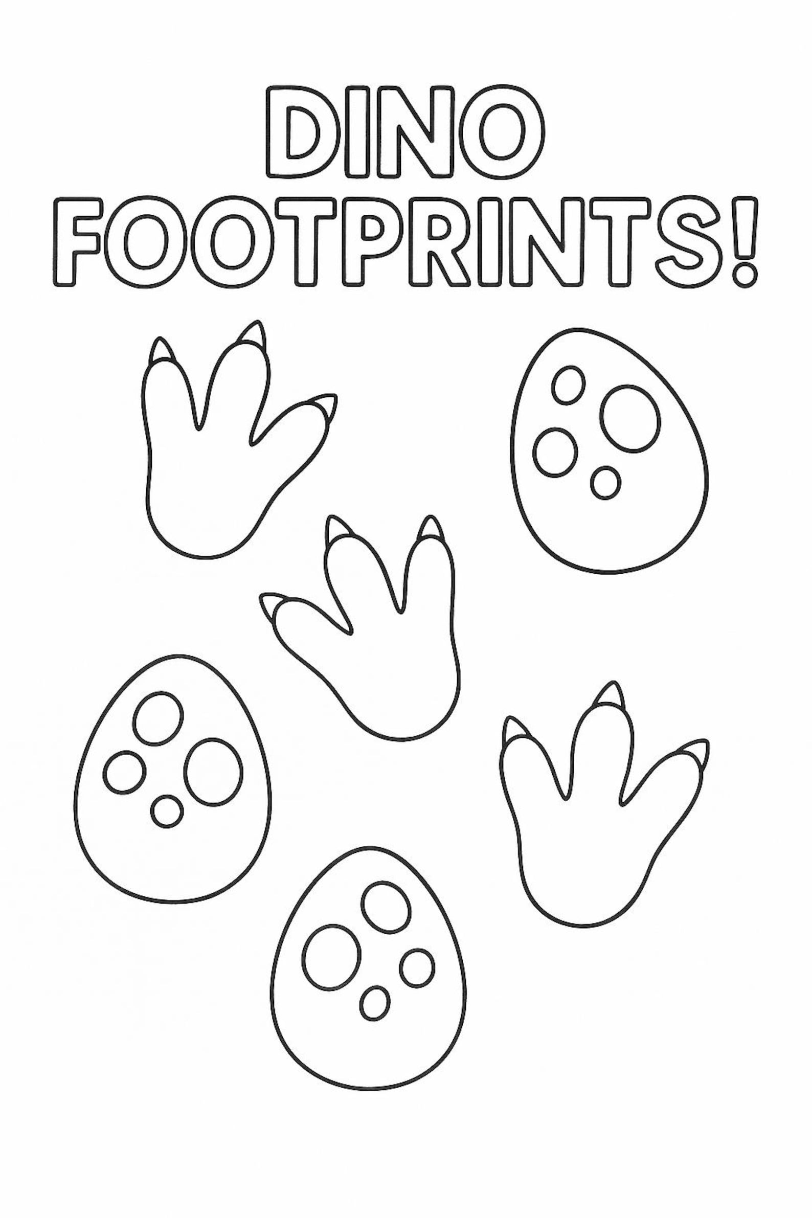 Dinosaur Coloring Pages for Kids: 10 Fun Designs (A4 PDF) - Etsy