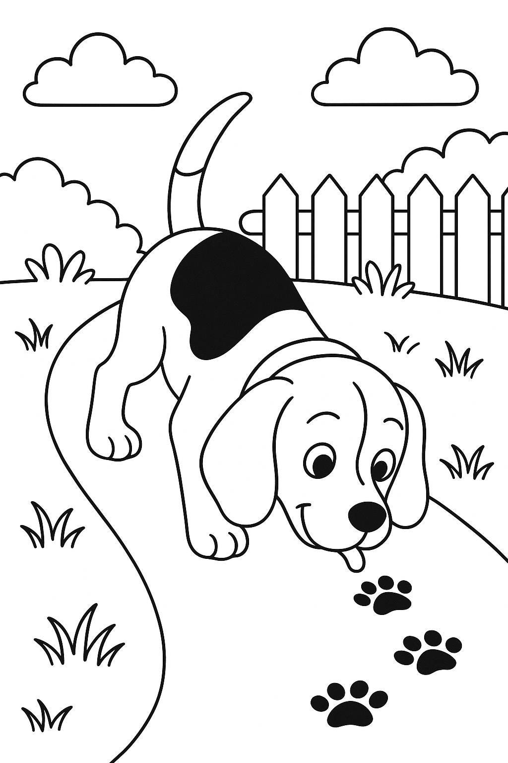 Adorable Dog Coloring Pages | 10 Printable Puppy Sheets for Kids ...
