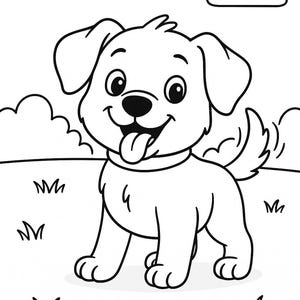 Adorable Dog Coloring Pages | 10 Printable Puppy Sheets for Kids ...