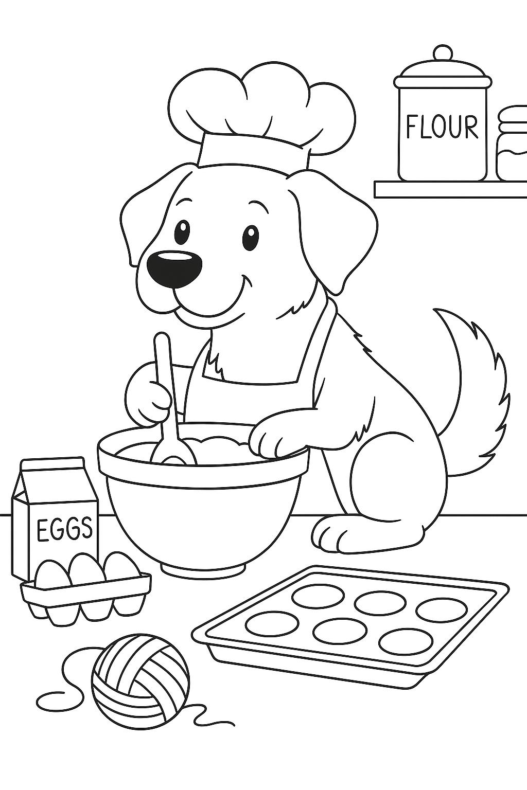 30 Cute Animal Coloring Pages for Kids – Bundle of Dog, Cat and Pet ...
