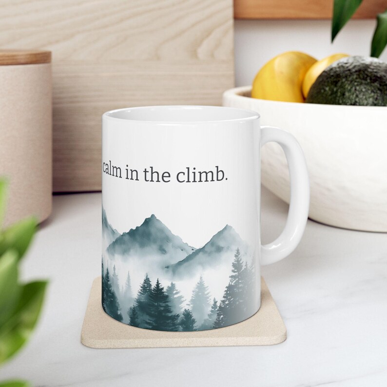 Mountain Ceramic Coffee Mug: Adventure Gift for Nature Lovers - Etsy