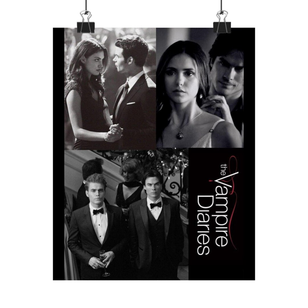 Vampire Diaries Matte Vertical Posters | Wall Art Decor for Fans, Gift ...