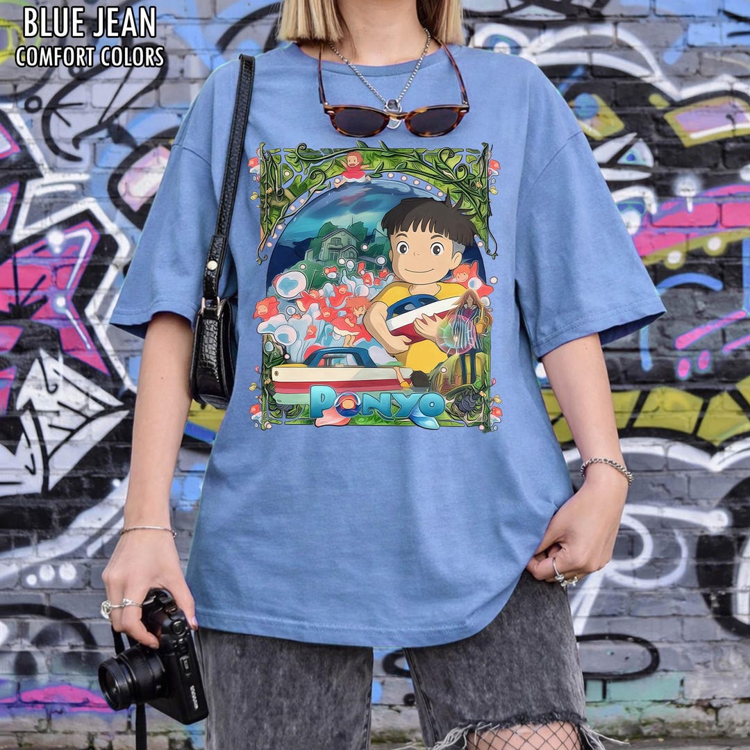 Ponyo Sosuke Shirt, Sweatshirt, Hoodie, Goldfish Ponyo Studio Ghibli ...