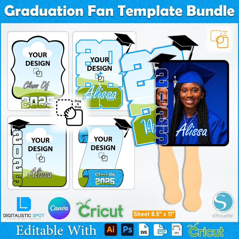 Custom Grad Fan for 2025 - Etsy
