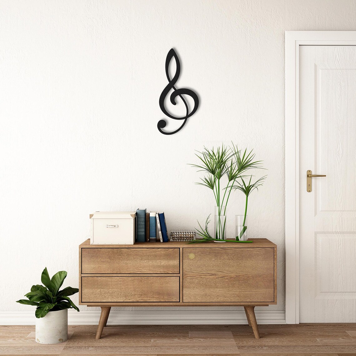 Treble Clef, Music Decor, Musical Wall Decor, Nursery Decor, Musician ...