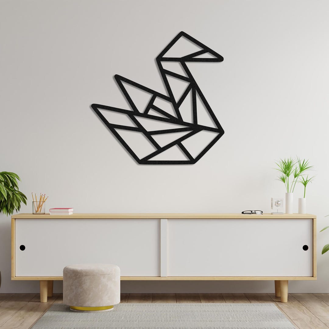 Duck Wall Decor, Animal Wall Decor, Nature Wall Art, Origami Wall Art ...