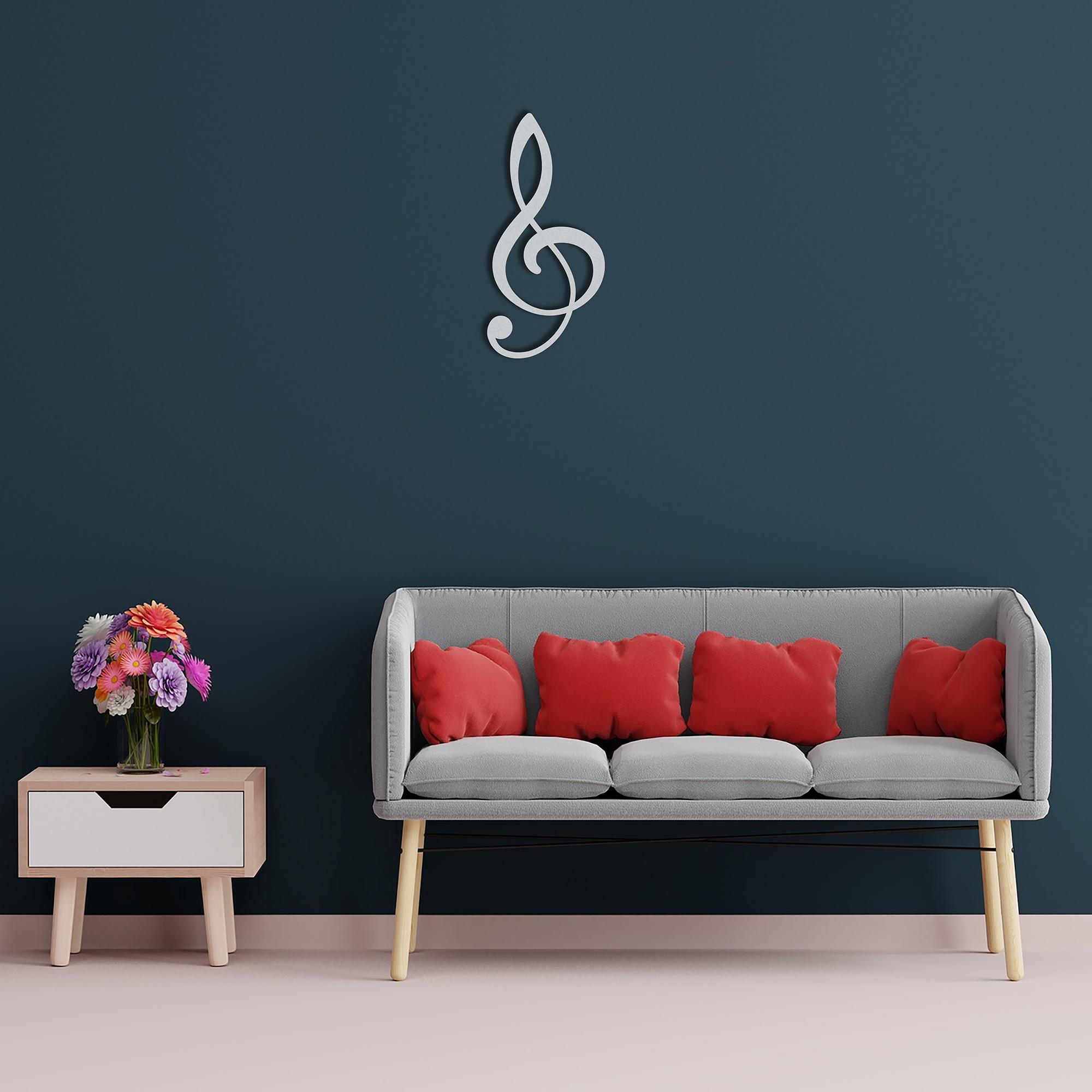 Treble Clef, Music Decor, Musical Wall Decor, Nursery Decor, Musician ...