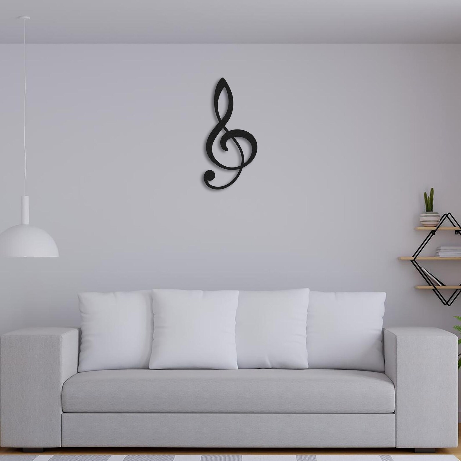 Metal Treble Clef Wall Decor, Music Room Art - Etsy
