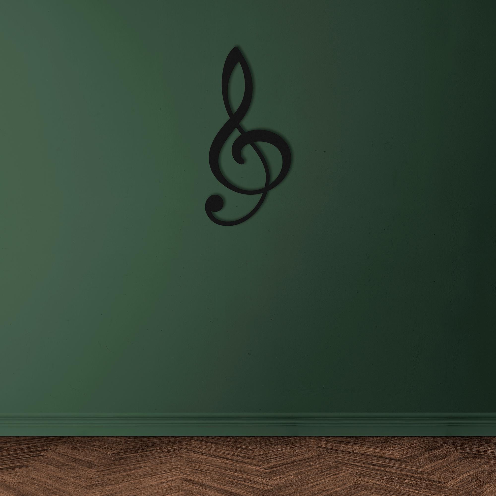 Metal Treble Clef Wall Decor, Music Room Art - Etsy