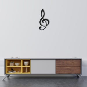 Treble Clef, Music Decor, Musical Wall Decor, Nursery Decor, Musician ...