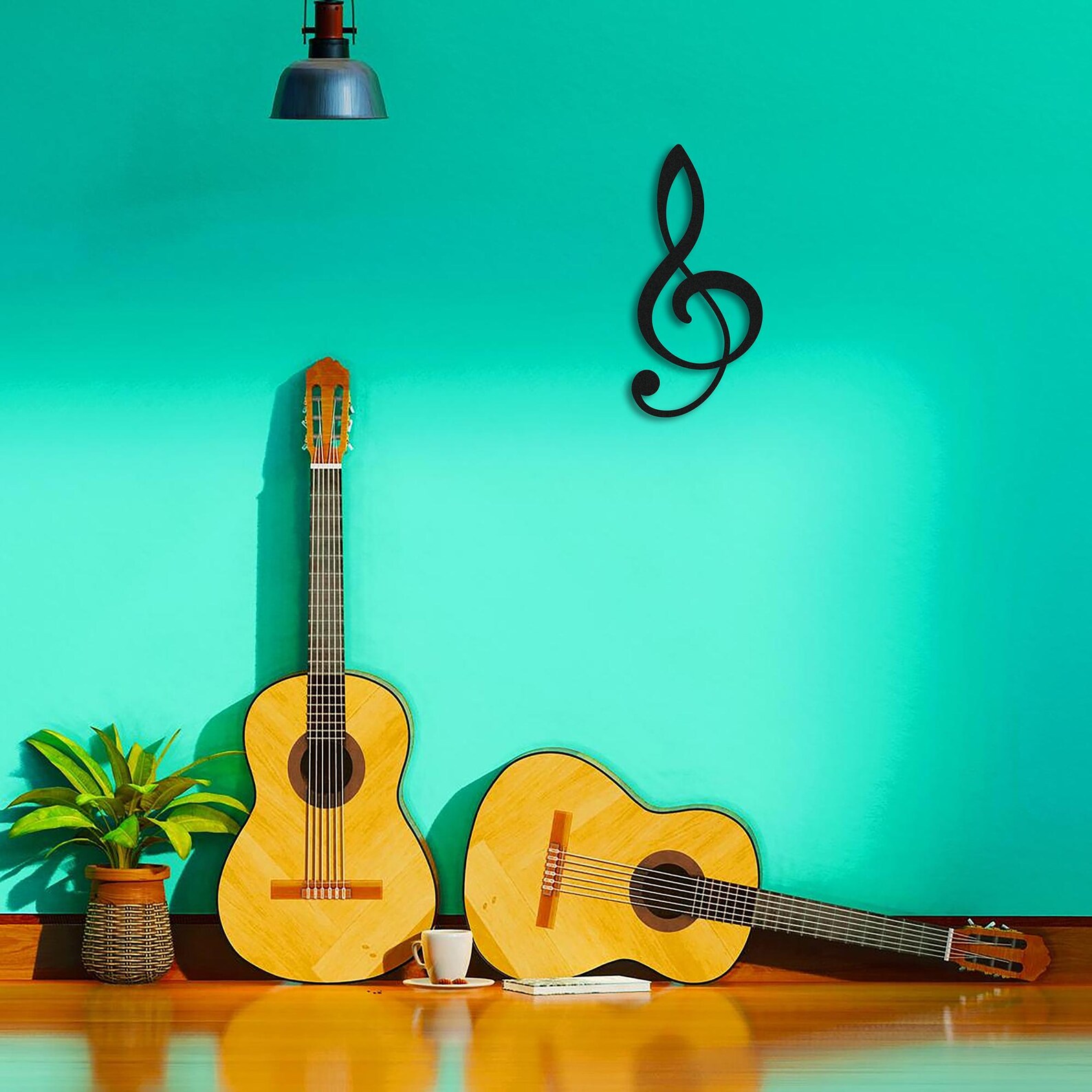 Treble Clef, Music Decor, Musical Wall Decor, Nursery Decor, Musician ...